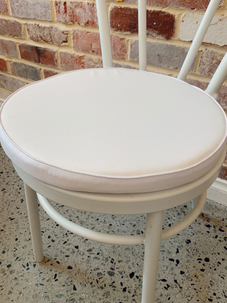 Brentwood Chair Cushion - Lukes Barrel Hire Perth